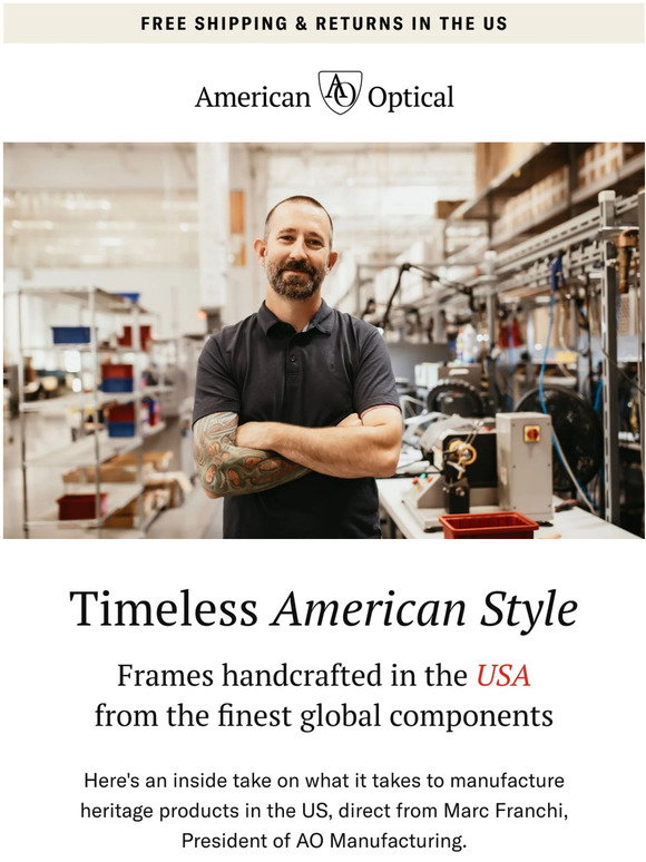 AO Eyewear: A Look Inside American Manufacturing | Milled