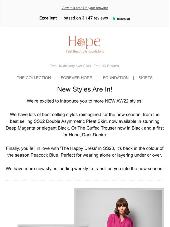 Hope Fashion: New in - 6 New Styles! | Milled