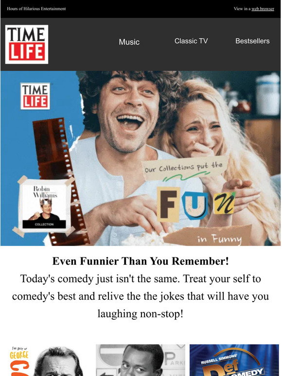 TimeLife: Iconic Comedy from Comedic Legends | Milled