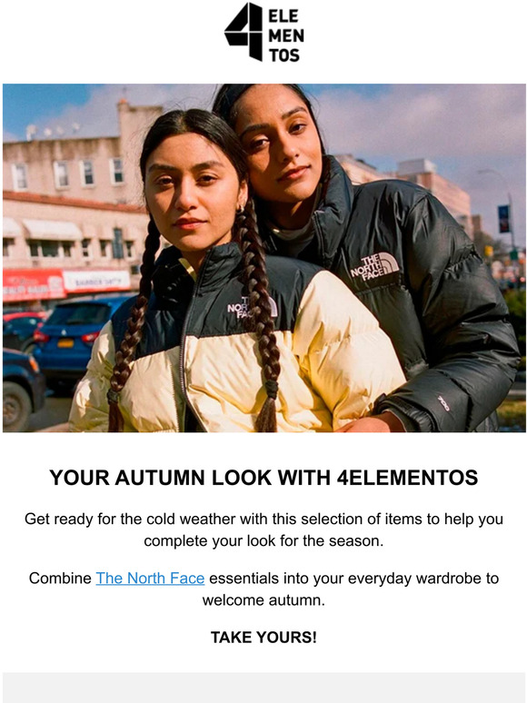 4Elementos ES: Your autumn look with The North Face and 4Elementos | Milled