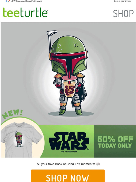 TeeTurtle: Boba for Boba Fett! | Milled