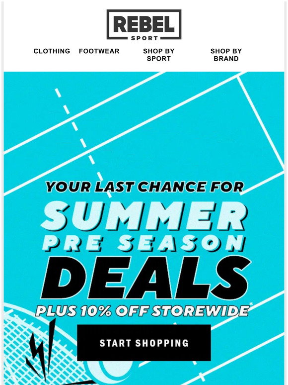 Rebel Sport: Don't miss out! 25% off swimwear, Skechers and more | Milled