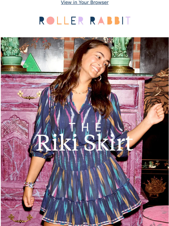 Roller Rabbit: The perfect mini skirt ️ | Milled