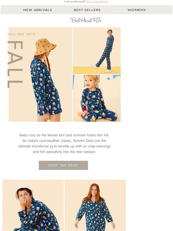 BedHead Pajamas: Falling into New Fall Styles | Milled