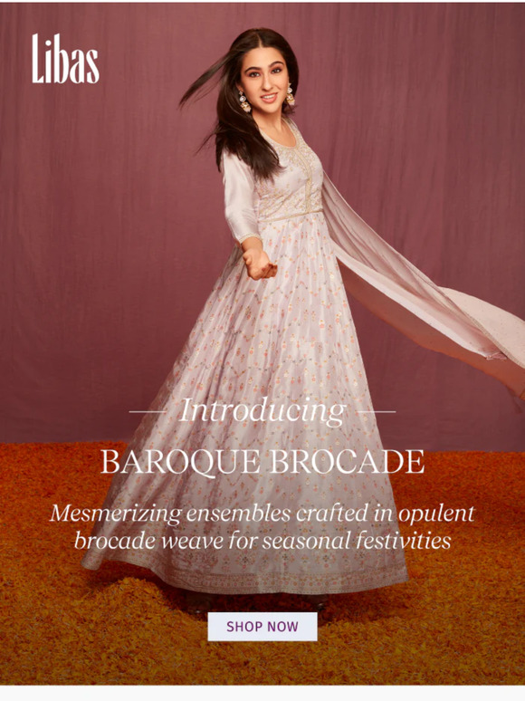 Libas India: Introducing Baroque Brocade Collection | Milled