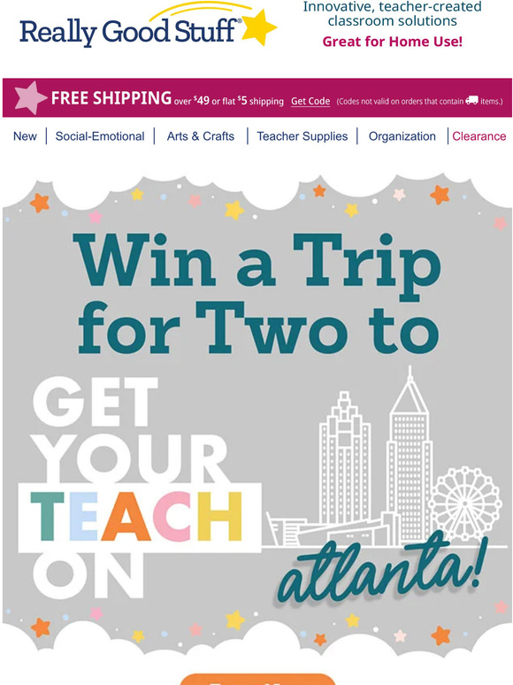 Really Good Stuff: Win a trip to Get Your Teach On Atlanta | Milled