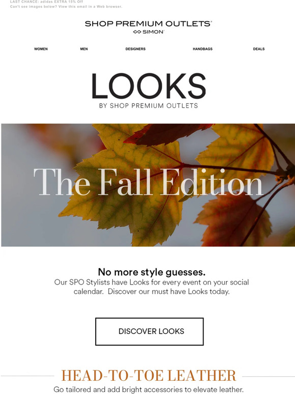 Shop Premium Outlets: Our Stylist is IN! Shop SPO LOOKS Now! | Milled