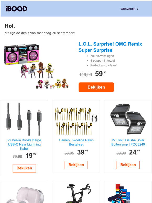 ibood health & beauty nl: L.O.L. Surprise! OMG Remix Super Surprise -60 ...