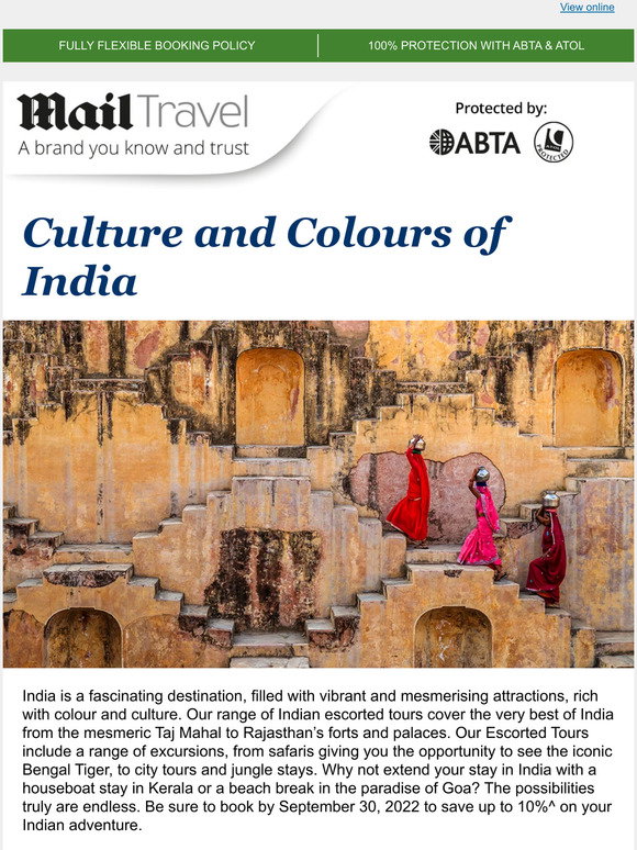 Daily Mail Experiences: Culture and Colours of India | Milled