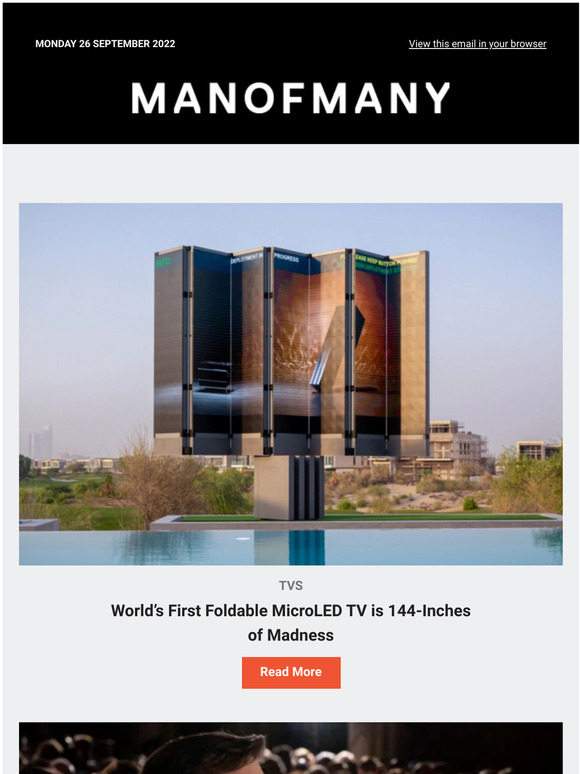 Man of Many: World’s First Foldable MicroLED TV is 144-Inches of ...