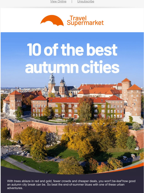 TravelSupermarket: 10 amazing autumn cities 🍂 | Milled