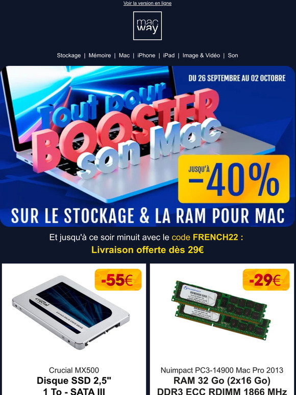 MacWay: Des remises immanquables pour booster votre Mac 💻 | Milled