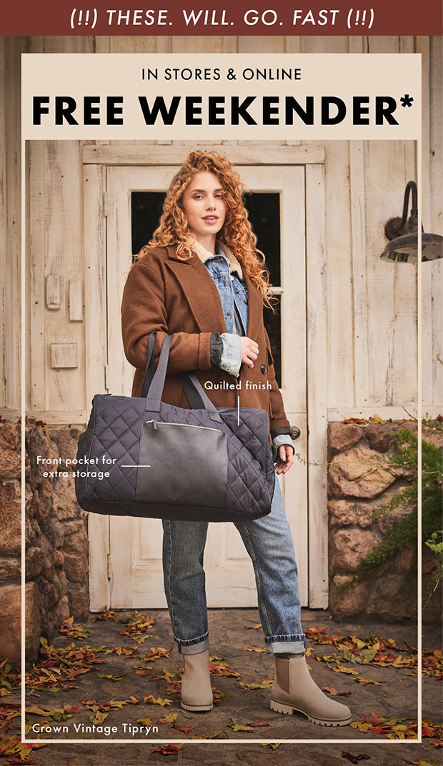 DSW: LAST DAY FOR THE FREE WEEKENDER (!!) | Milled