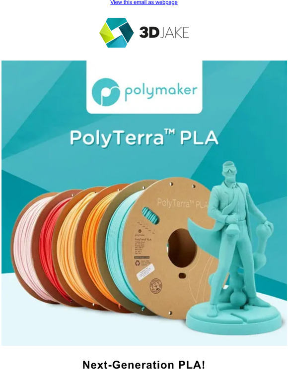 3DJake: Discover the PolyTerra Bio Filament from Polymaker! | Milled