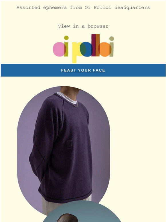 Oi Polloi: Waffle knit sweatshirts, the Cookie Monster's fleece and ...