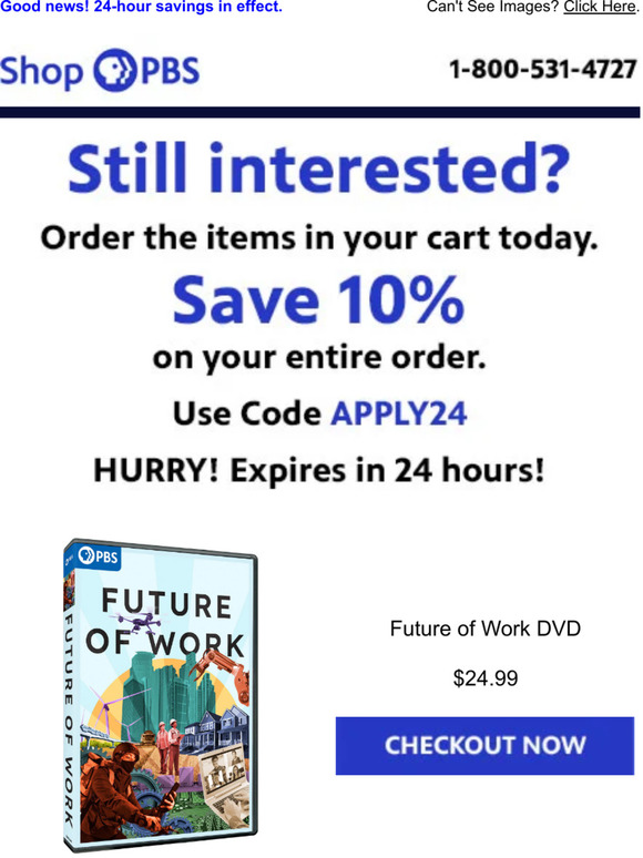 Shop.PBS.org: Still Interested? Future of Work DVD | Milled