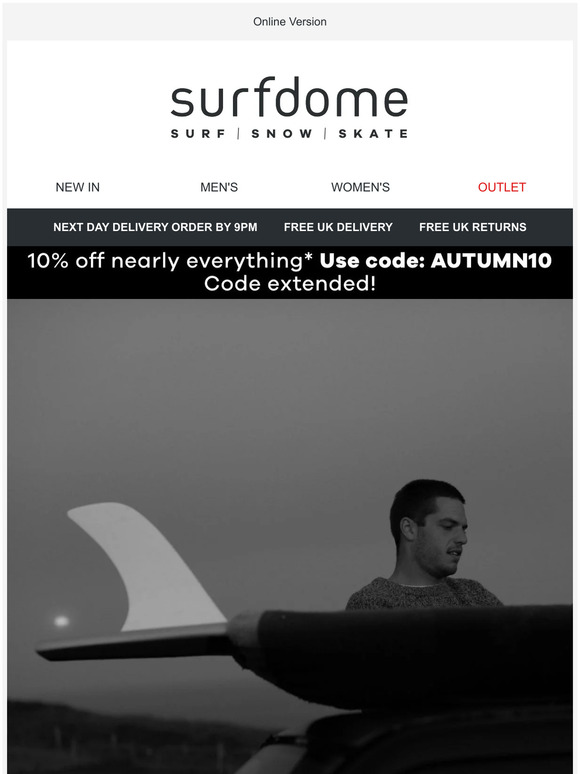 Surfdome Us: Autumn surf special | Milled