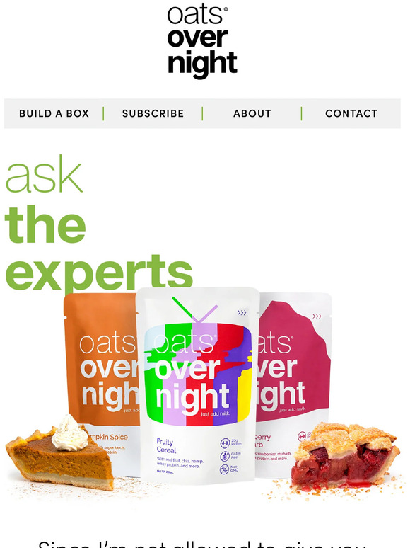 Oats Overnight: The best flavors, from the people who made them. | Milled