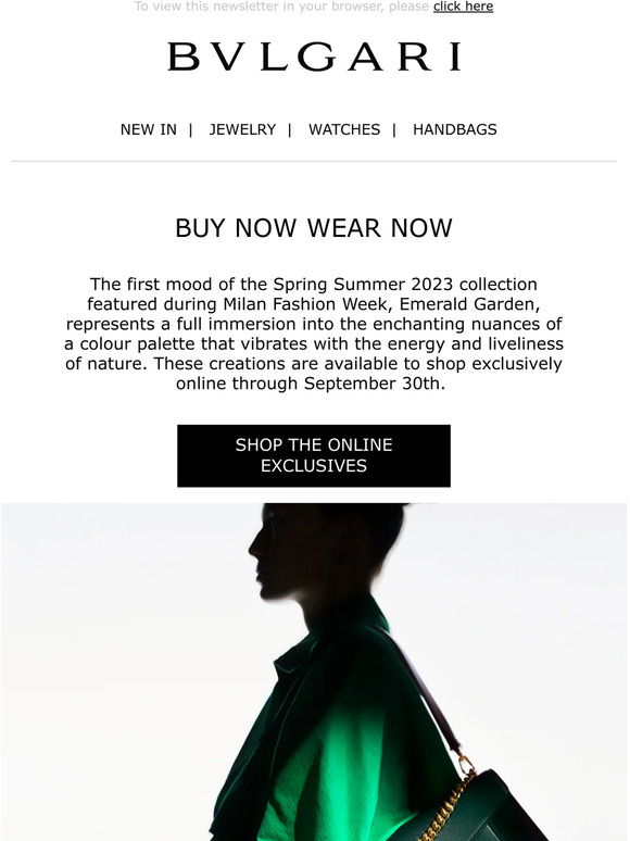 Bulgari: New In: Online Exclusive Accessories Collection | Milled