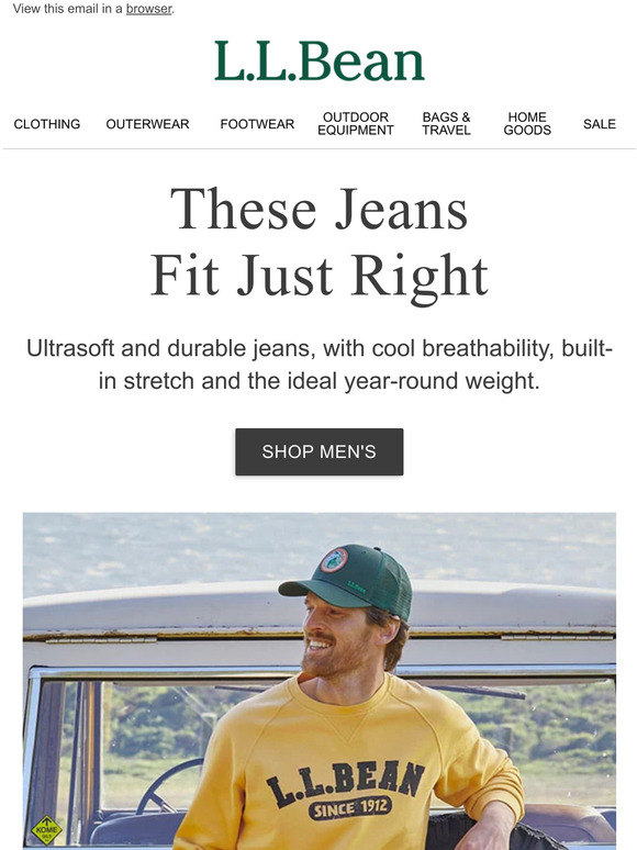 L.L.Bean: BeanFlex Jeans in Sizes for Everyone | Milled
