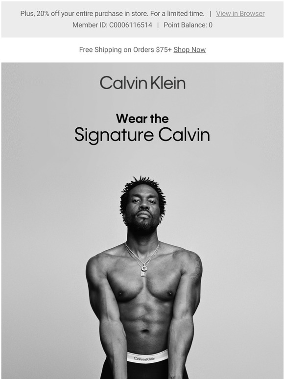 Calvin Klein: Your Signature Underwear – Starting at 25% off | Milled
