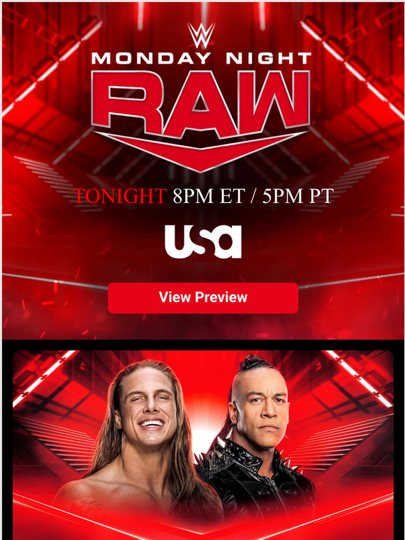 WWE Shop: Raw Preview: Matt Riddle enters the dark void as he takes on ...