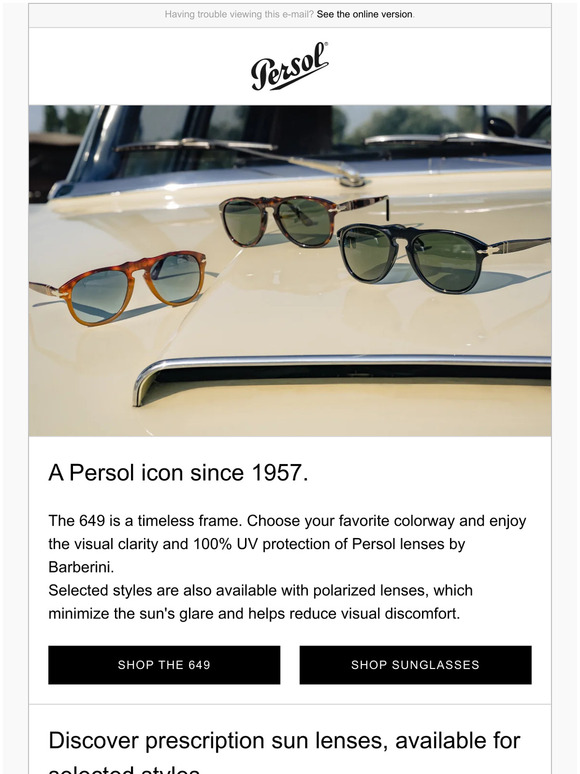 Persol: The Persol 649 in all its colors | Milled