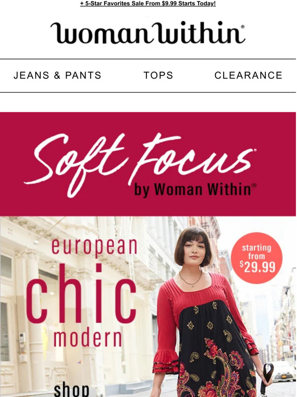 Woman Within: ️ Soft Focus Is Here! Shop Our New Collection! | Milled