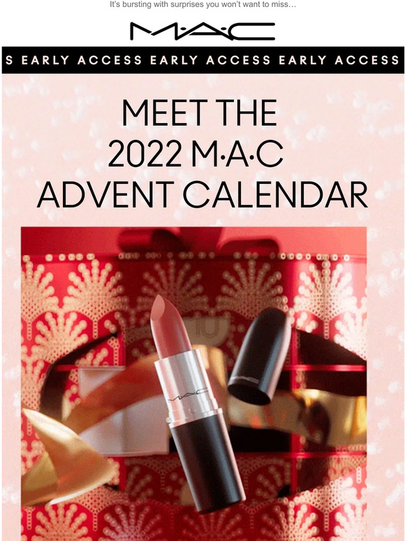 M·A·C: EXCLUSIVE ACCESS: our Advent Calendar is here! | Milled