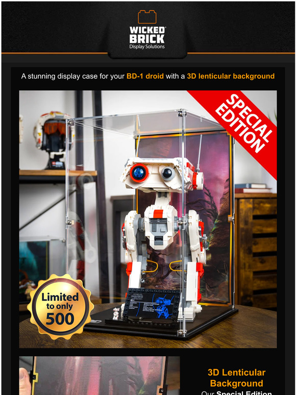 Wicked Brick: BD-1 Limited Edition Display Case 🙌 | Milled