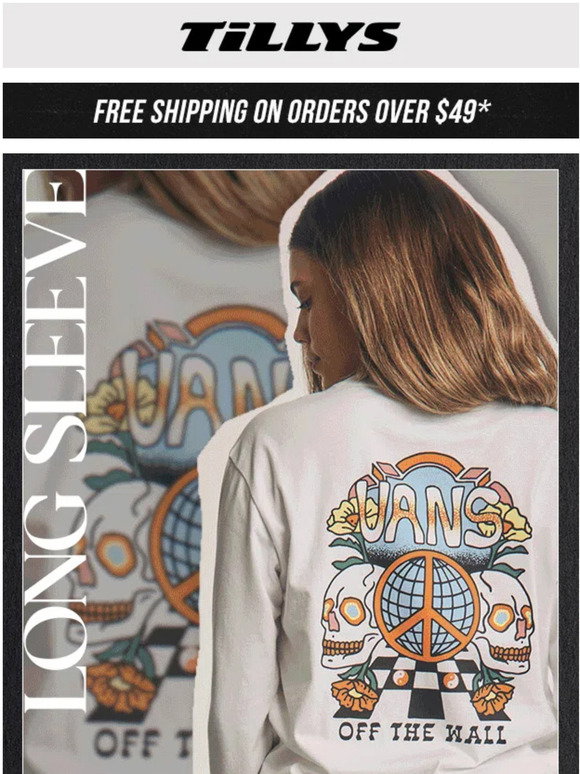 Tilly's: 💛 Long Sleeve Graphic Tees Are Here | Milled
