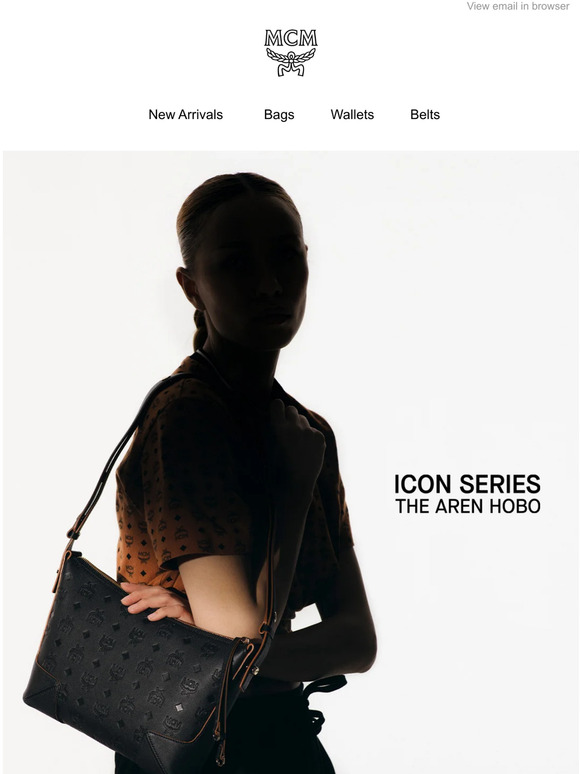 MCM: ICON Series: The Aren Hobo in Monogram Leather | Milled