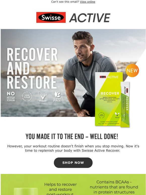 Swisse: Why Is Recovery So Important For Maximising Results? | Milled