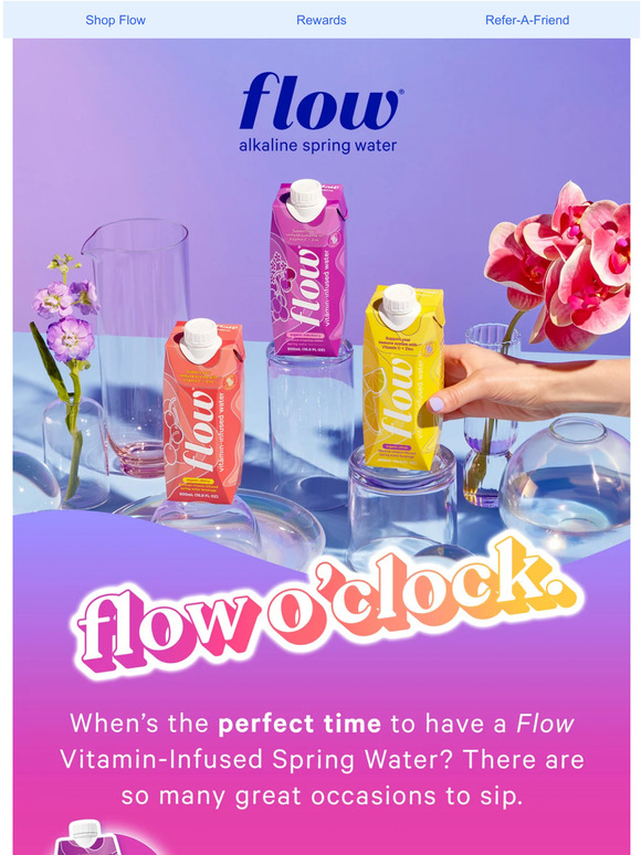 Flow Hydration: When is the best time for a sip? | Milled
