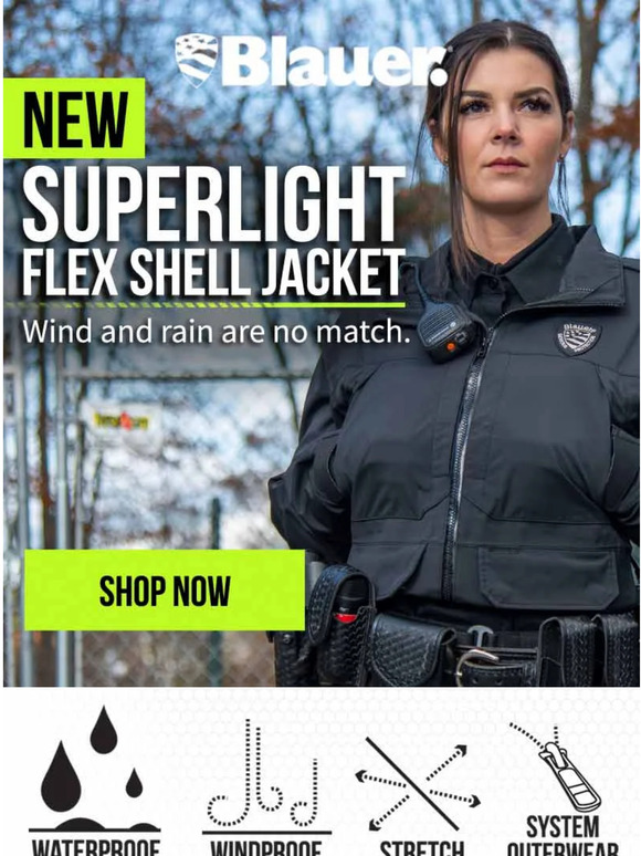 Blauer: NEW: Superlight Flex Shell Jacket | Milled