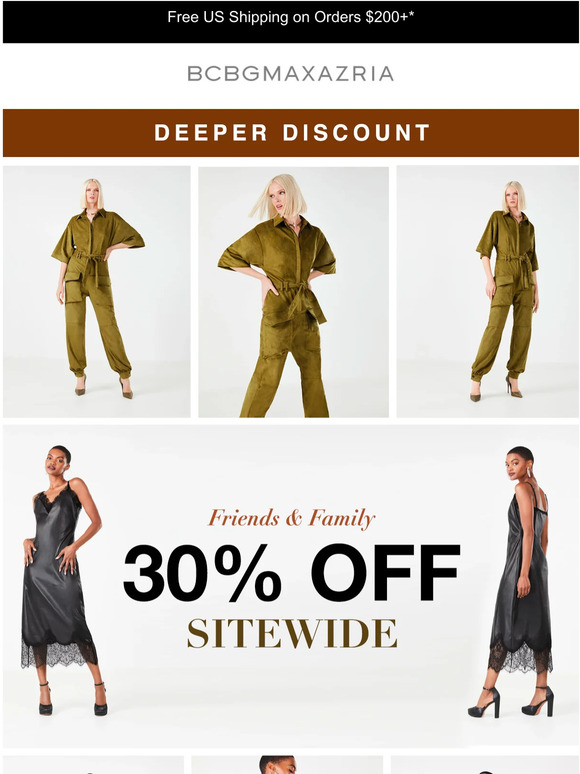 BCBG: Deeper Discount: 30% OFF | Milled