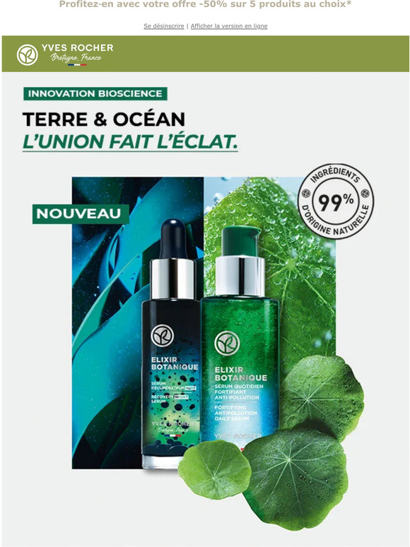 Yves Rocher: NOUVEAU Soin Visage | Du repos pour votre peau | Milled