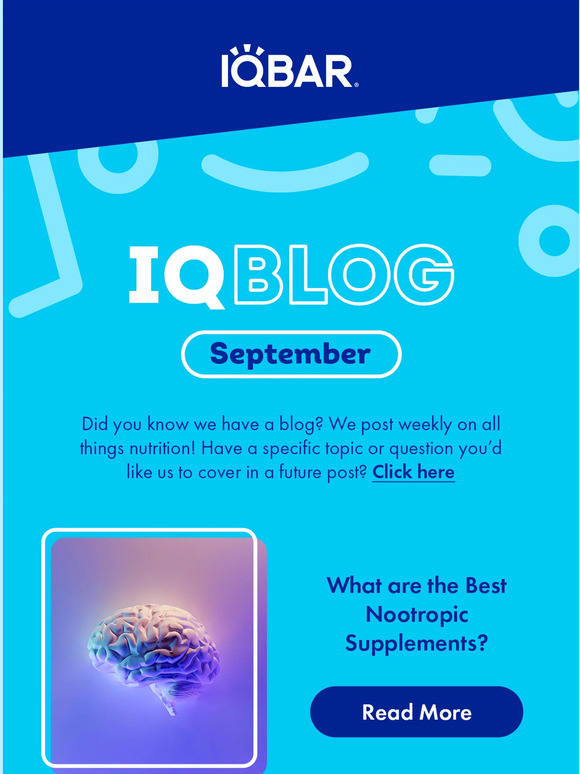 IQ BAR: Learn About Keto, Brain Food, Hydration, and more! | Milled