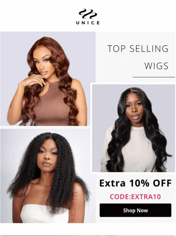Unice: What's the Top 1: Autumn Reddish Brown Lace Front Wig | Milled