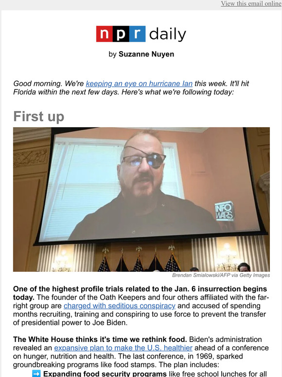 NPR: A pivotal Jan 6. trial; the CIA drops a podcast; Latino ...