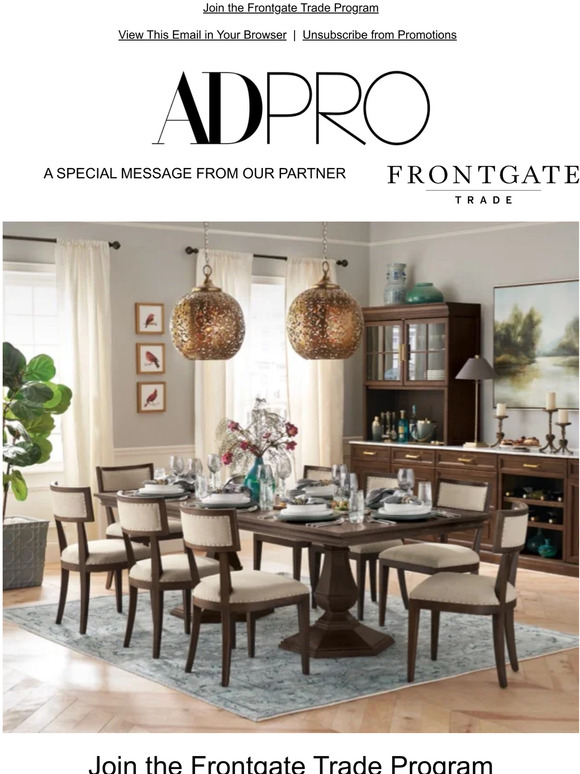 Architectural Digest: Join the Frontgate Trade Program and enjoy exclusive benefits for design ...