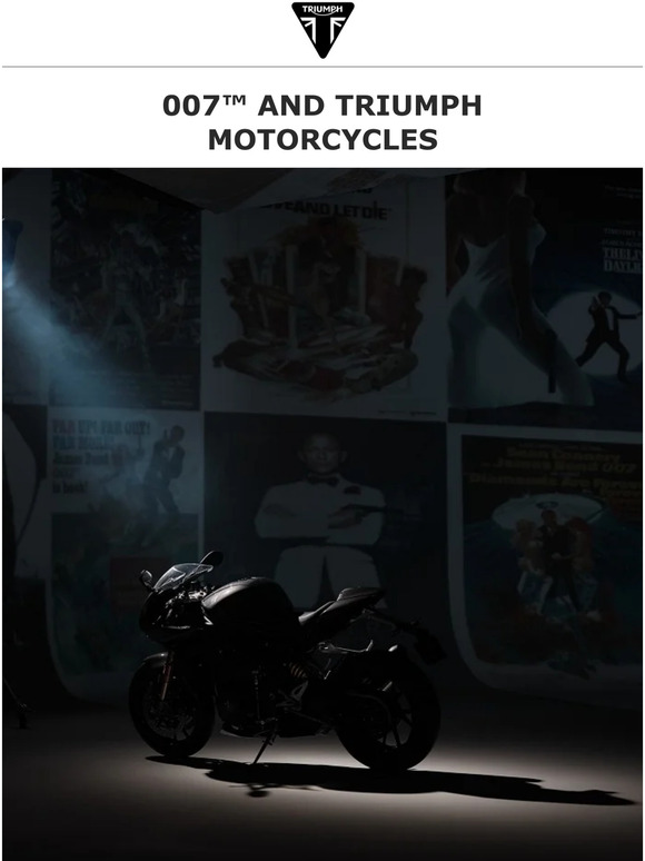 Triumph Motorcycles: New Limited Edition Motorcycle - 007™ and Triumph ...