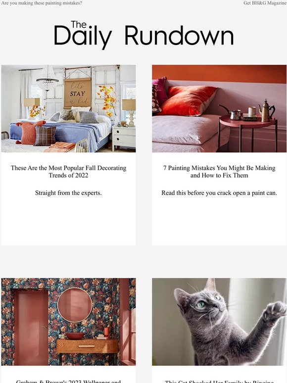 Better Homes and Gardens: The Top Fall Decorating Trends of 2022 Are ...