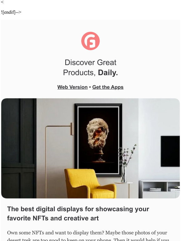 Gadget Flow: The best digital displays for your favorite NFTs and ...