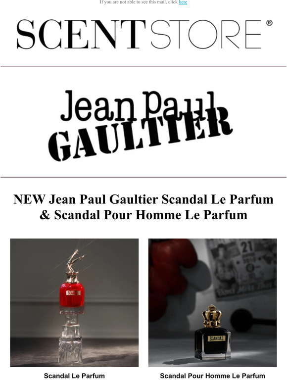 Scentstore: Scandal Le Parfum & Scandal Pour Homme Le Parfum - The NEW releases by Jean Paul ...