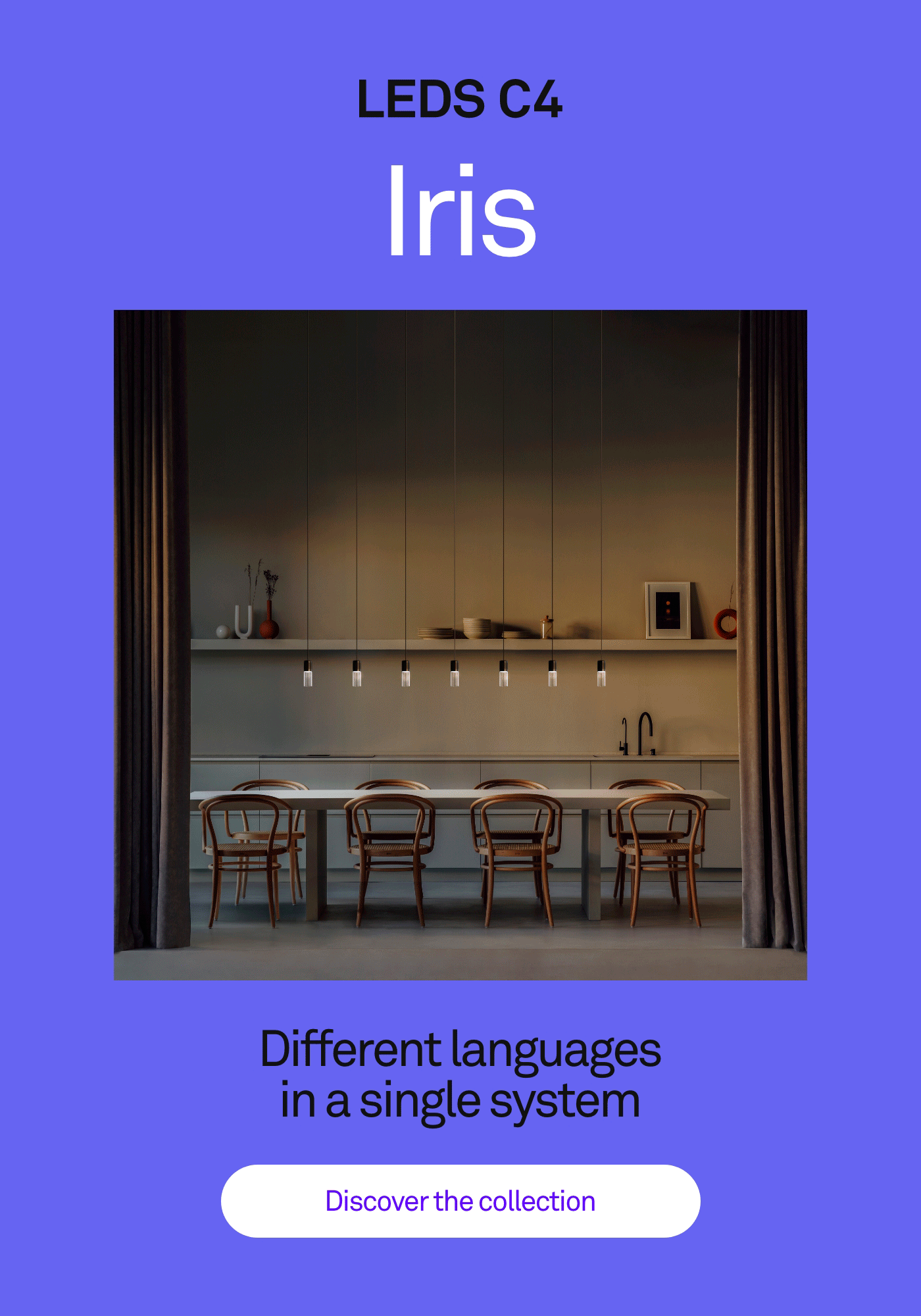 Archiproducts: New LEDS C4 Collection Iris: light to suit every moment | Milled