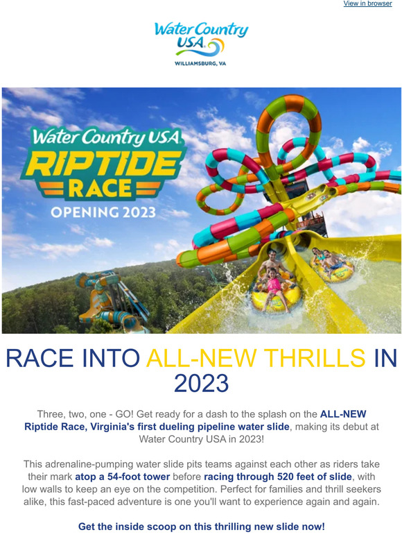 Busch Gardens: NEW Attraction Alert: Make A Splash In 2023 🏁🌊 | Milled