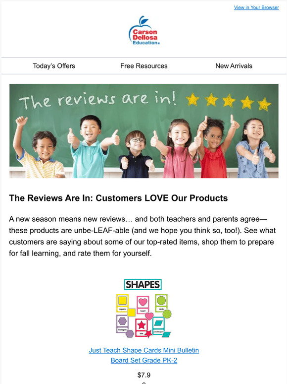 Carson-Dellosa Education: 5 Stars For Your Learning Space | Milled