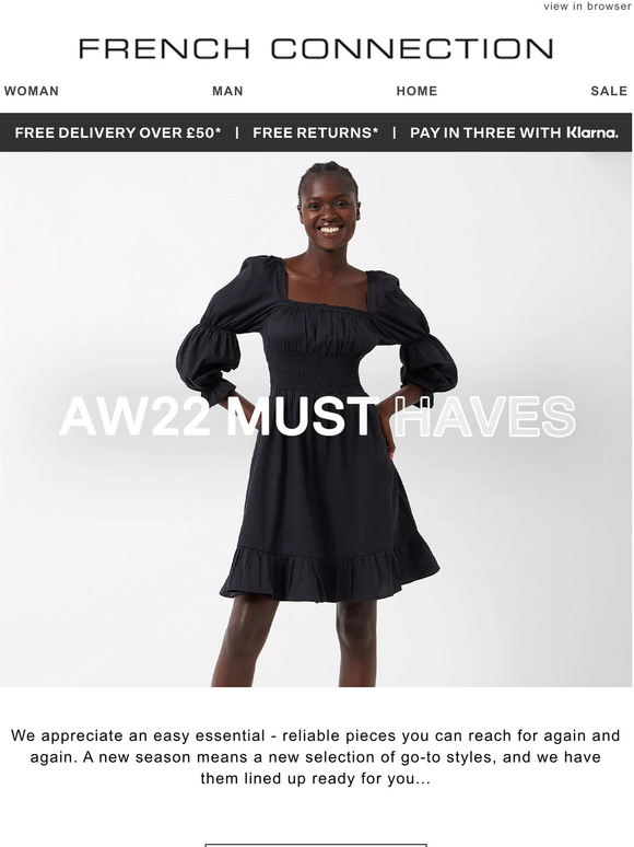 French Connection: New in: Just the essentials | Milled