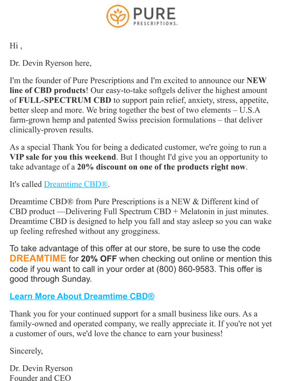 Pure Prescriptions: Introducing Our New Line of All-Natural Hemp Based ...